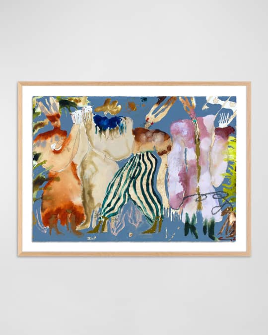 Four Hands "Boy With The Blues II" Original Painting by Caroline Pinney ...