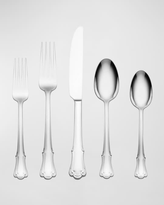Oneida James Street Mirror 20-Piece Flatware Set | Neiman Marcus