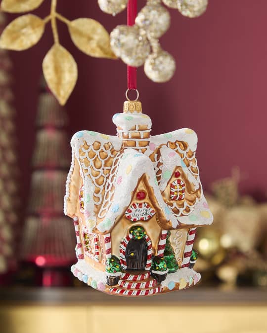Neiman Marcus Gingerbread House Christmas Ornament Neiman Marcus
