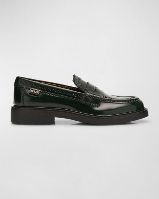 Tod's Gomma Leather Penny Loafers | Neiman Marcus