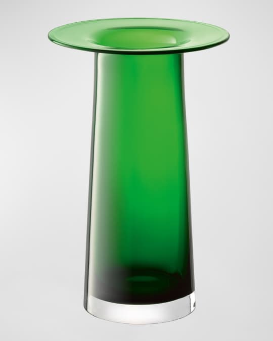 LSA Victoria 14.25" Vase, Fern Green | Neiman Marcus