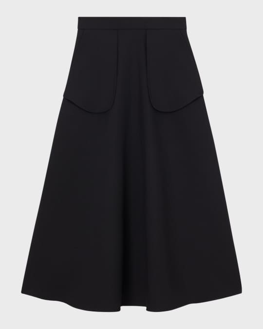 Rohe A-Line External Pocket Skirt | Neiman Marcus