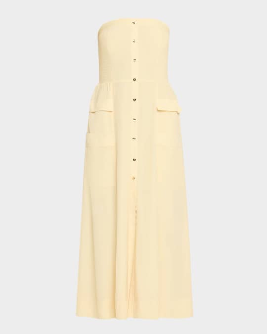 Ramy Brook Blair Strapless Midi Dress | Neiman Marcus