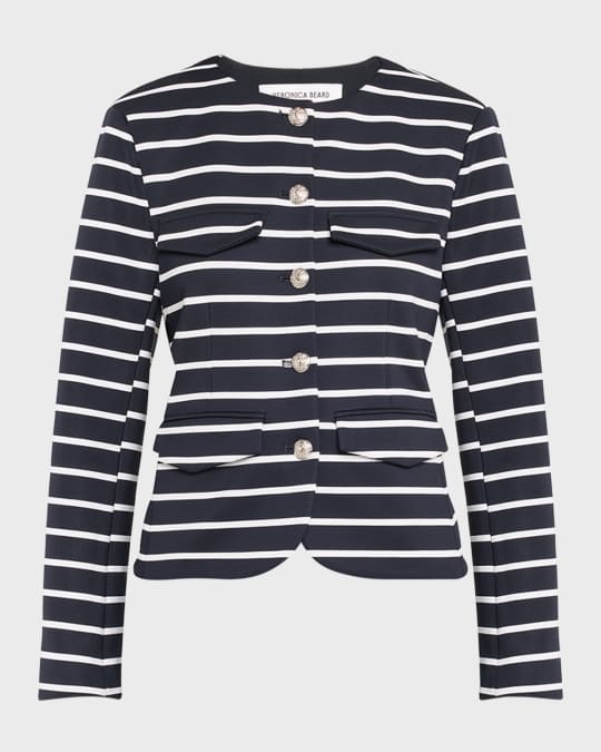 Veronica Beard Kensington Stripe Jacket | Neiman Marcus