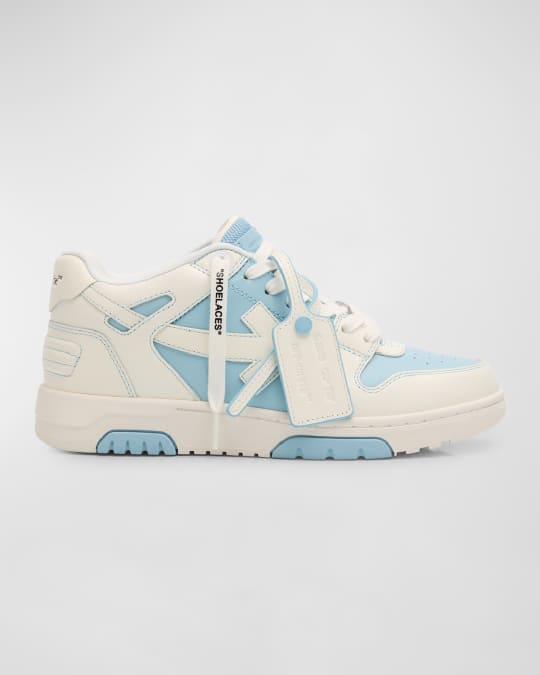 Off-White Out Of Office Bicolor Leather Sneakers | Neiman Marcus