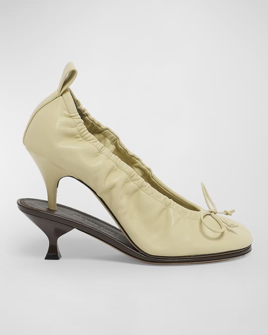 Jacquemus Les Doubles Ballerina Pumps | Neiman Marcus