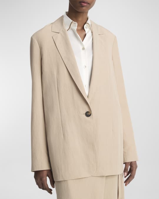 Vince Relaxed Textured Blazer | Neiman Marcus