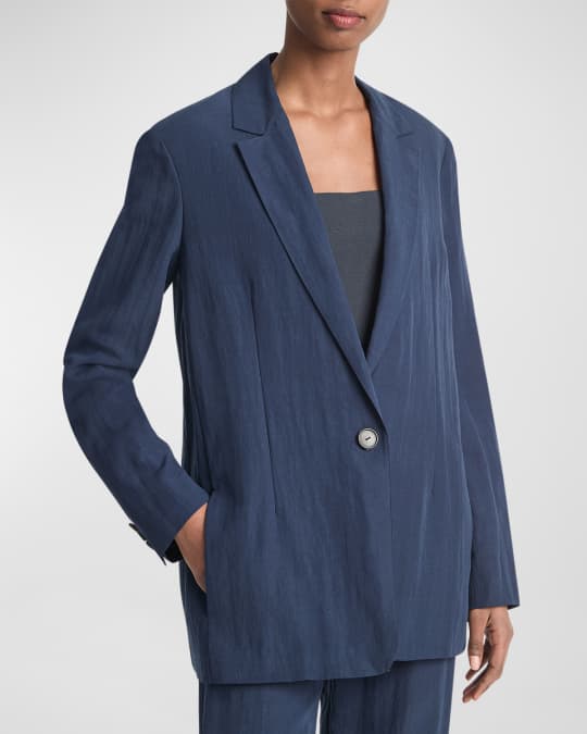 Vince Relaxed Textured Blazer | Neiman Marcus