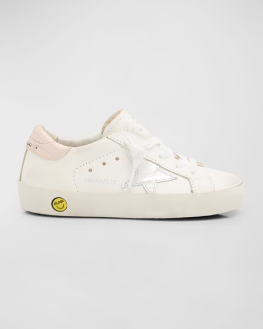 Golden Goose Superstar w pearlized leather star | Neiman Marcus