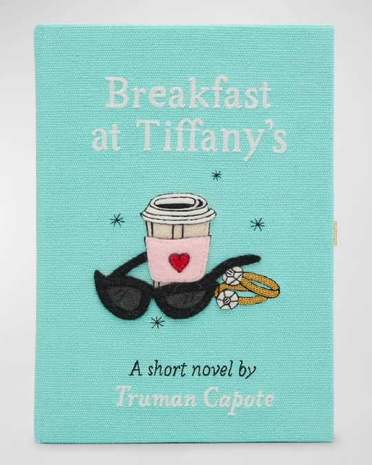 Olympia Le-Tan Breakfast at Tiffany's Book Clutch Bag | Neiman Marcus