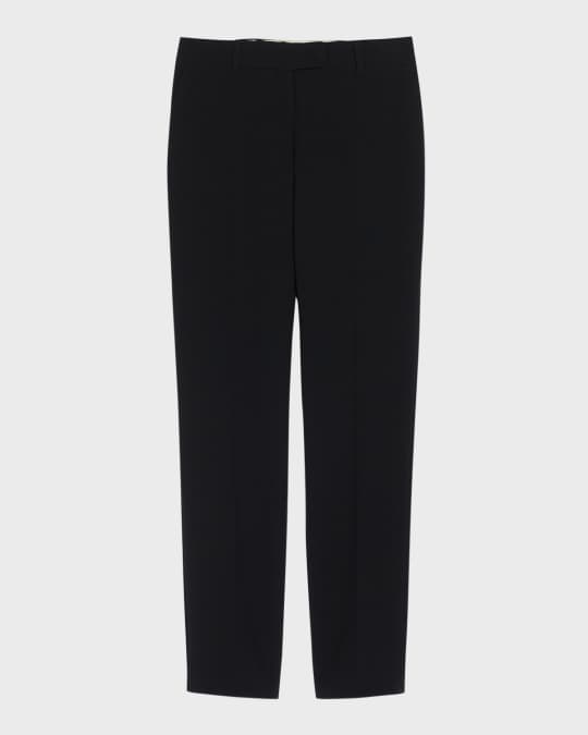 Max Mara Studio Jerta Cropped Straight-Leg Pants | Neiman Marcus
