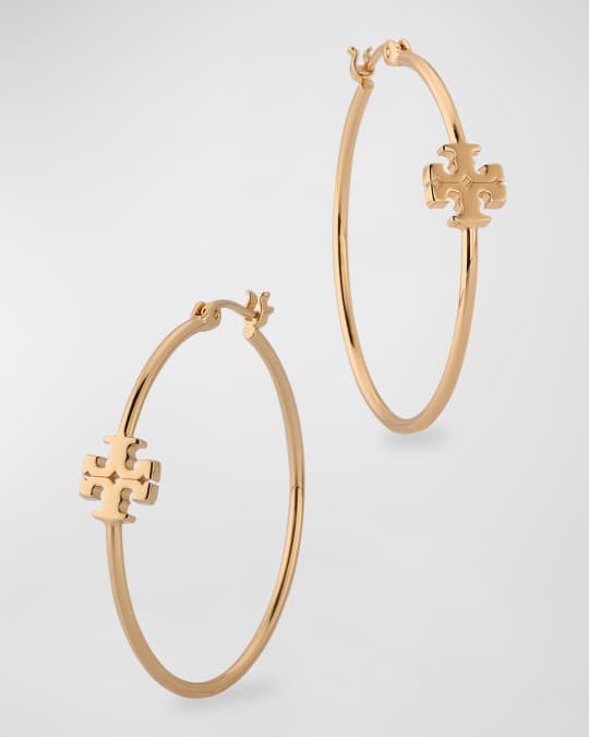 Tory Burch Eleanor Hoop Earrings | Neiman Marcus