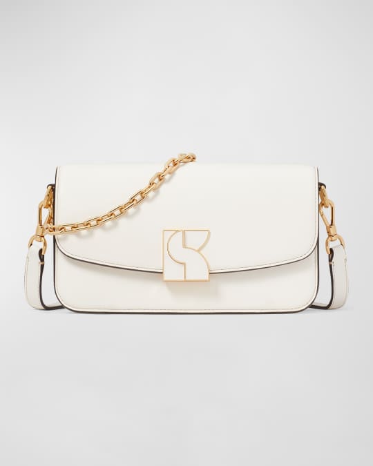 kate spade new york dakota flap leather crossbody bag | Neiman Marcus
