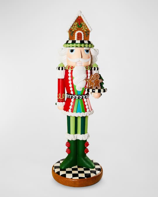 MacKenzie-Childs Bake Shop Trophy Christmas Nutcracker | Neiman Marcus