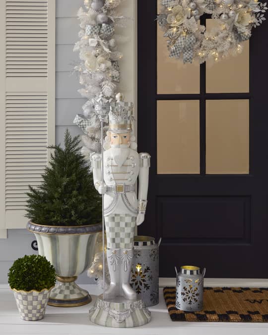 MacKenzie-Childs Crystal Palace Trophy Nutcracker | Neiman Marcus