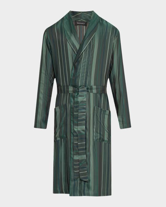 Hanro Men's Selection 140th Anniversary Silk Robe | Neiman Marcus