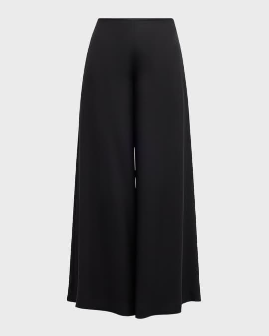 THE ROW Dela Wide-Leg Silk Pants | Neiman Marcus
