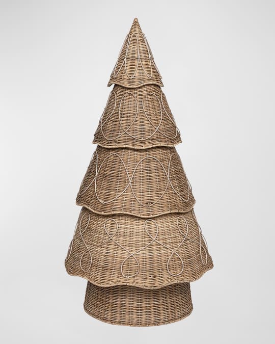Juliska Provence Rattan Whitewash 4-Inch Tree | Neiman Marcus