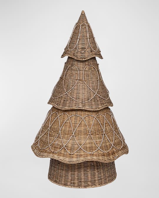 Juliska Provence Rattan Whitewash 3-Inch Tree | Neiman Marcus