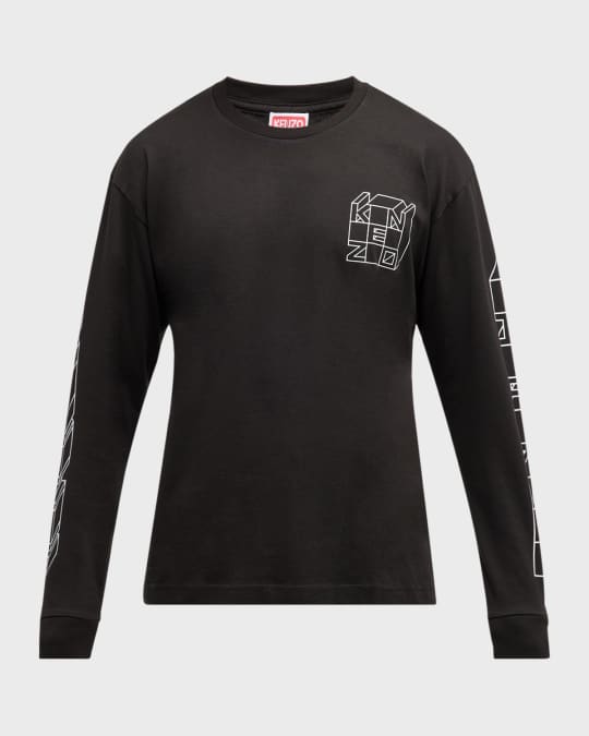 Kenzo Men's Kube Logo Classic T-Shirt | Neiman Marcus