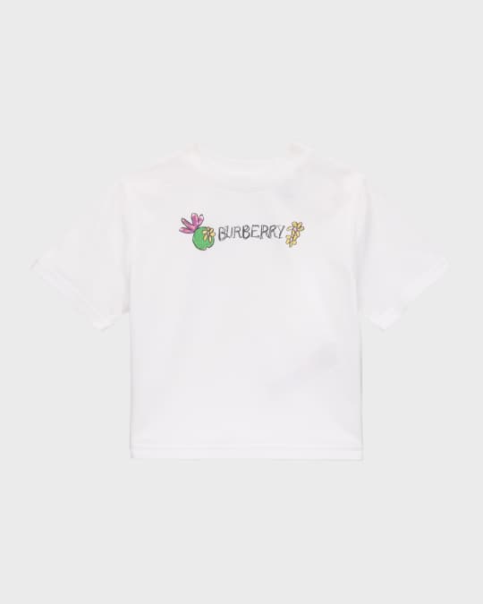 Burberry Girl's Cedar Animated Logo-Print T-Shirt, Size 3-14 | Neiman ...