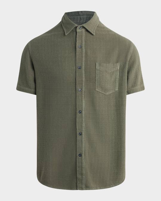 Joe's Jeans Men's Scott Cotton Short-Sleeve Shirt | Neiman Marcus