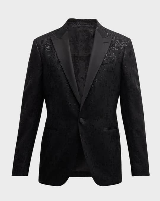 Etro Men's Lightweight Lurex Evening Jacket | Neiman Marcus