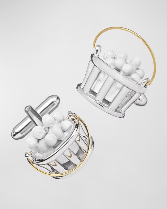 Link Up Men's Bucket of Golfballs Cufflinks | Neiman Marcus