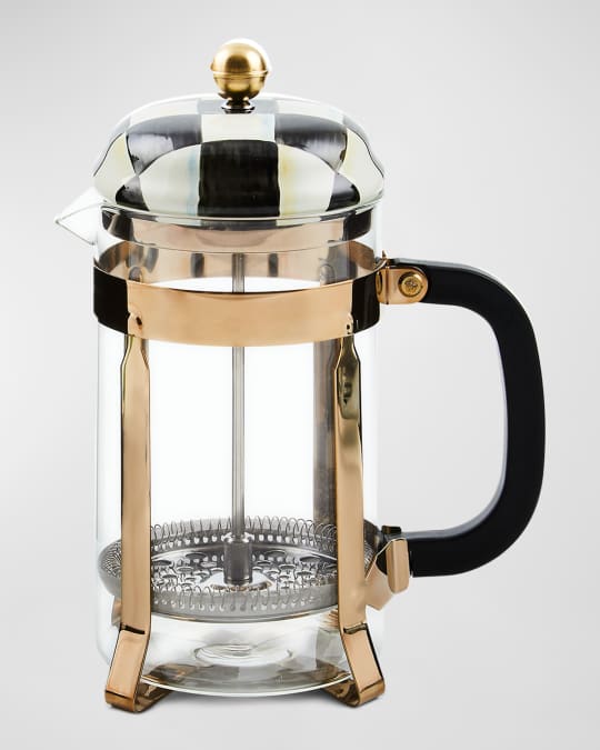 MacKenzie-Childs Courtly Check French Press | Neiman Marcus