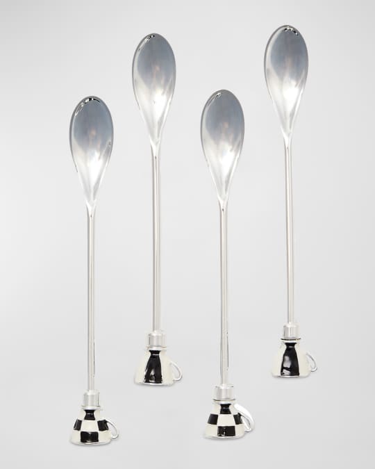 MacKenzie-Childs Courtly Espresso Spoons, Set of 4 | Neiman Marcus