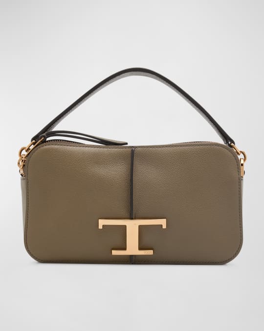 Tod's Mini Leather T Timeless Camera Bag | Neiman Marcus