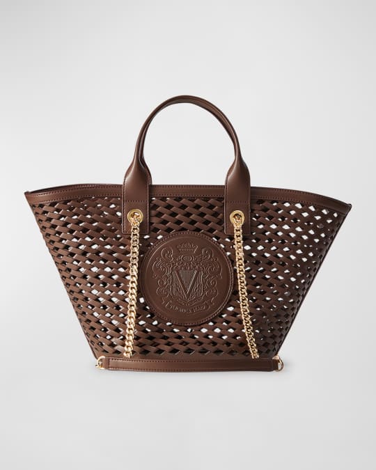 Veronica Beard The Crest Small Cutout Market Tote Bag | Neiman Marcus