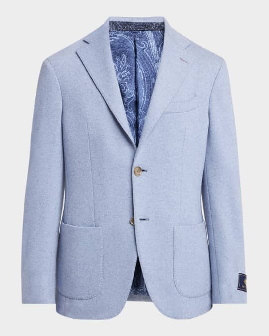 Etro Men's Cashmere-Blend Jersey Sport Coat | Neiman Marcus