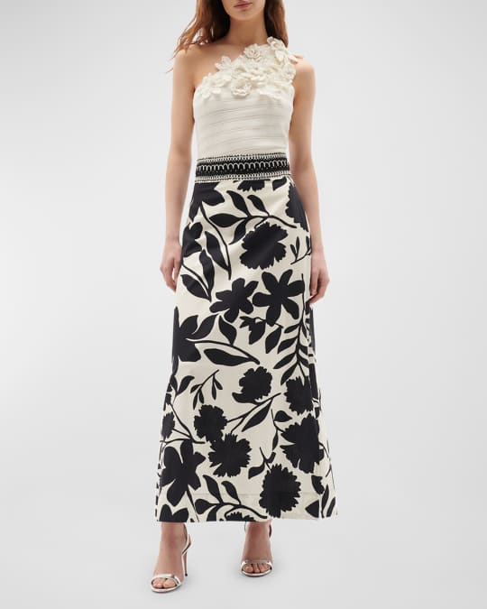 Figue Cressida Beaded A-Line Maxi Skirt | Neiman Marcus