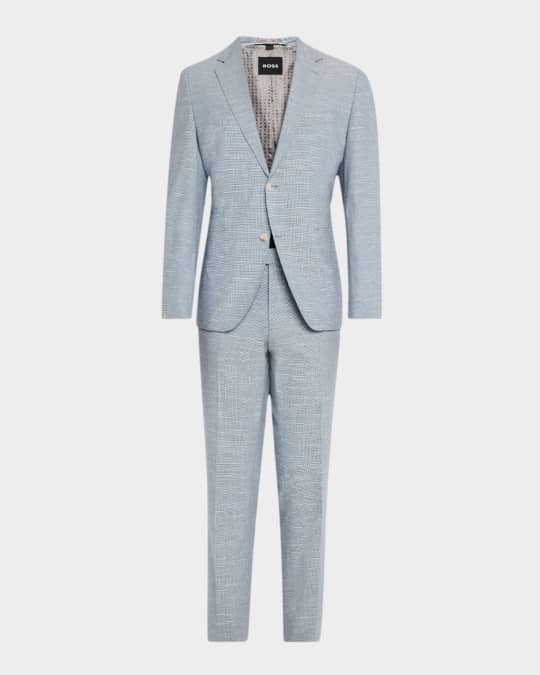 BOSS Men's Jeckson Micro-Pattern Two-Piece Suit | Neiman Marcus