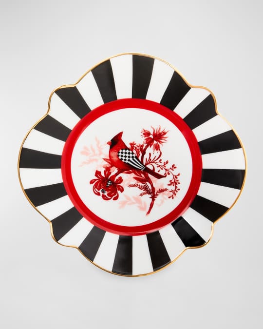 MacKenzie-Childs Cardinal Toile Bread Butter Plate | Neiman Marcus
