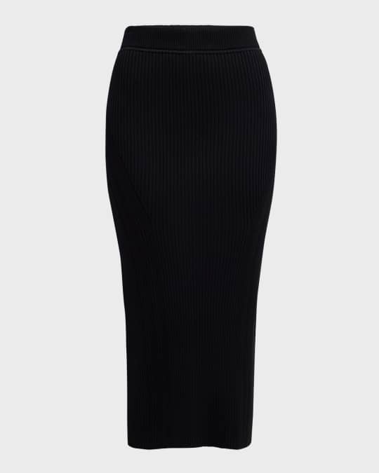 A.L.C. Joni Ribbed Midi Skirt | Neiman Marcus