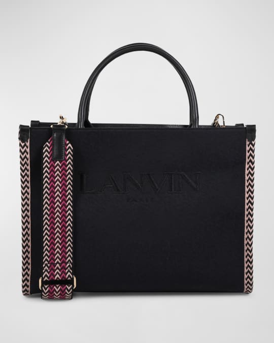 Lanvin Kid's Curbisme Braided Top Handle bag | Neiman Marcus