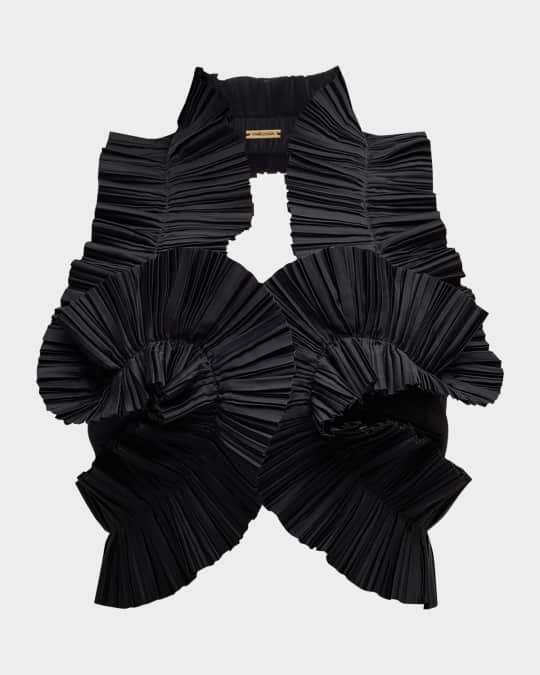 Cult Gaia Adilia Pleated Halter Top | Neiman Marcus