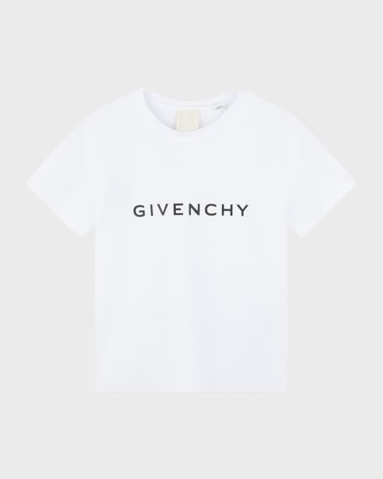 Givenchy Girl's Logo-Print Classic T-Shirt, Size 8-14 | Neiman Marcus