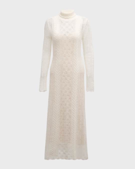 Ulla Johnson Kassia Turtleneck Maxi Dress | Neiman Marcus