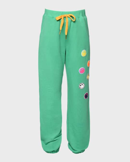 Hannah Banana Girl's Multicolor Happy Face-Print Joggers, Size 4-14 ...