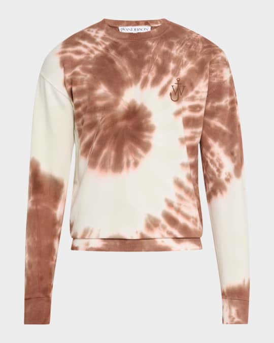 JW Anderson Men's Tie-Dye Cat Sweatshirt | Neiman Marcus