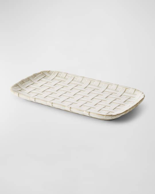 Kassatex Cane Tray | Neiman Marcus