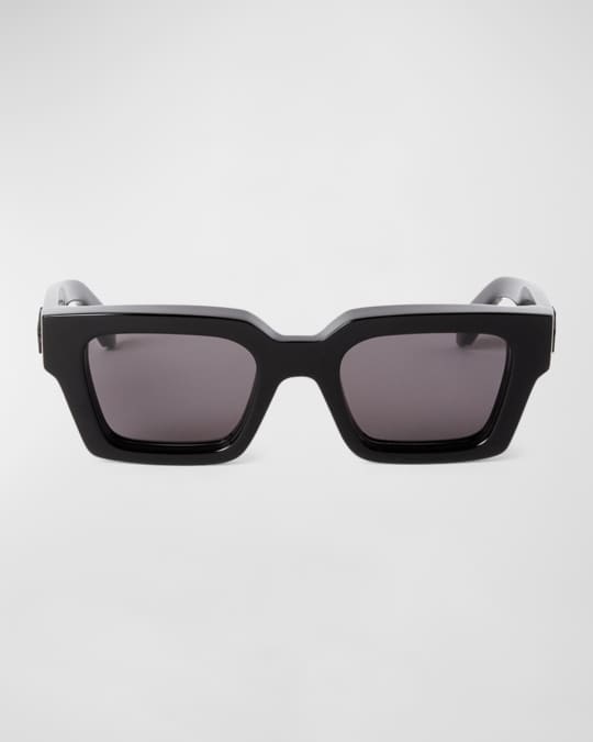 Off-White Virgil Square Acetate Sunglasses | Neiman Marcus