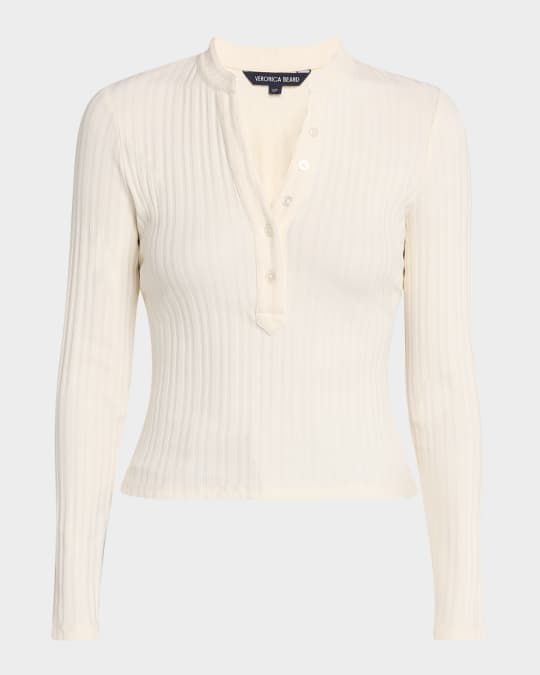 Veronica Beard Jocelyn Long-Sleeve Top | Neiman Marcus