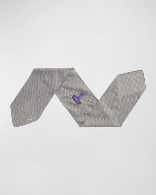 Ralph Lauren Purple Label Men's Pin Dot Cashmere-Silk Neckerchief ...