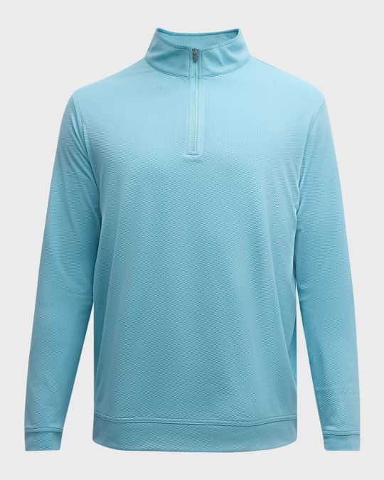 Peter Millar Men's Perth Performance Quarter-Zip Sweater | Neiman Marcus