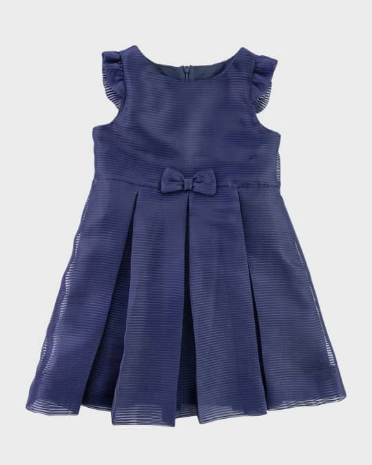 Florence Eiseman Girl's Organza Dress W/ Bow, Size 2-6 | Neiman Marcus