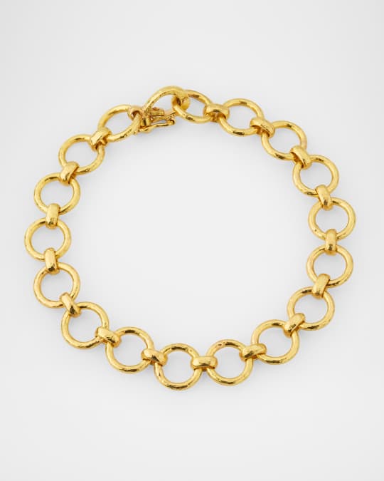 Elizabeth Locke 19K Yellow Gold Farnese Chain Link Bracelet | Neiman Marcus